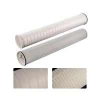 China HEPA High Flow Pleated Filter Cartridge Dust Collector 5 micron for sale