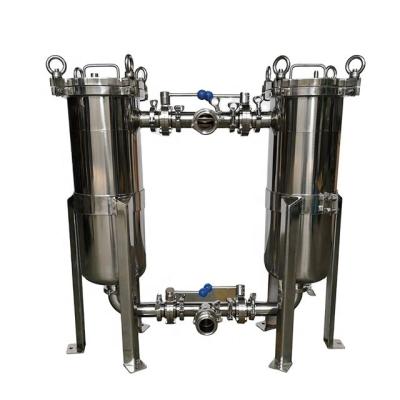 China Hygienic Duplex Stainless Steel Bag Filter Housing Hepa For Food Industry for sale