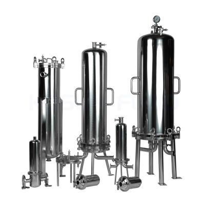 China Hygienic Industrial Water Filtration Equipment Sanitary Cartridge Filter Housing for sale