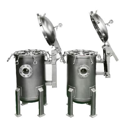 China OEM Commercial Water Filtration Stainless Steel Multi Cartridge Filter Housing for sale