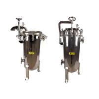 China Pleated High Flow Water Filter Housing Multi Cartridge 0.6MPa for sale