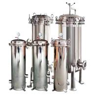 China Durable 316 Stainless Steel Multi Cartridge Filter Housing For Industry for sale