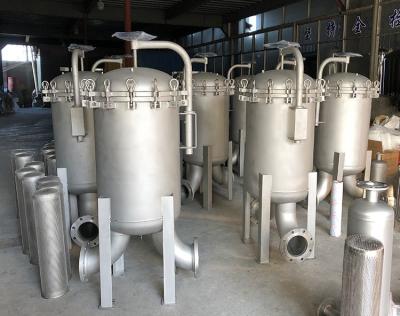 China Complete Single Stainless Steel Bag Filter Housing SS304 316 for sale