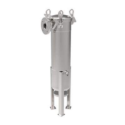 China Stainless Steel Bag Filter Housing For Water Liquid Filtration for sale