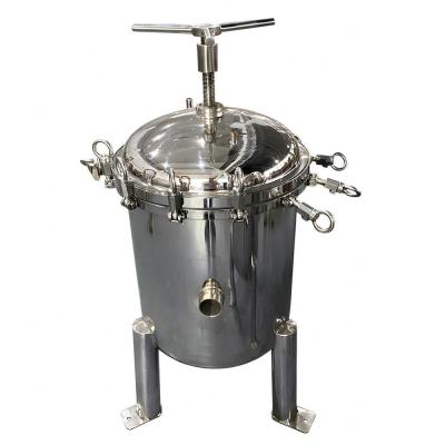 China SS 304 / 316 Stainless Steel Bag Filter Housing For Water Filtration for sale