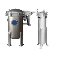 China Water 304 Stainless Single Bag Filter Housing With 12 Bar Working Pressure for sale