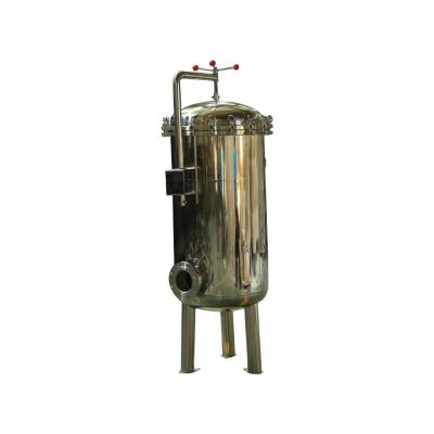 China 0.8mpa Industrial Stainless Steel Bag Filter Housing Cartridge Large Flow for sale
