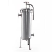 China Oil Sanitary Stainless Steel Bag Filter Housing Industrial Durable for sale