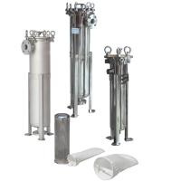 China 100psi 20 Inch Stainless Steel Bag Filter Housing Customized Sturdy for sale