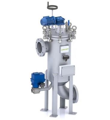 China Smooth Automatic Self Cleaning Filter Carbon Steel Water Filter Strainer 1.6MPa for sale
