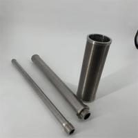 China Water Well Johnson V Wire Screen Wedge Stainless Steel Customized for sale
