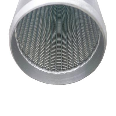 China Industrial Wedge Wire Screen Basket Water Stainless Steel Well Screen for sale