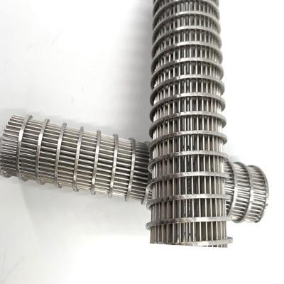 China Johnson 120 Micron Stainless Steel Mesh Screen Wedge Wire Filter for sale