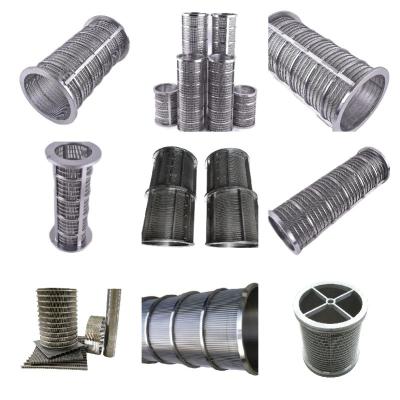China Square Wedge Wire Screen Circular Stainless Steel Screw Press Customized for sale