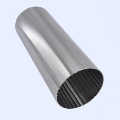 China Durable Vee Wire Filter Screen Metal Wire Wrapped Screen Stainless Steel for sale
