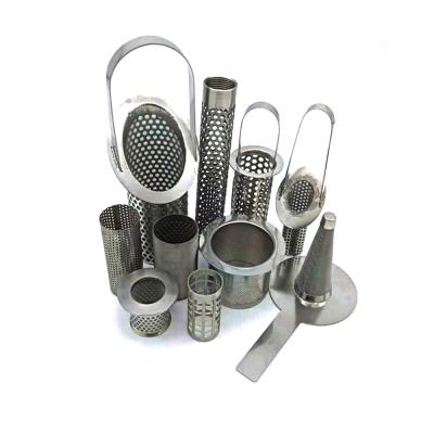 China Customized Stainless Steel Wire Mesh Filters Round Perforated Pipe for sale