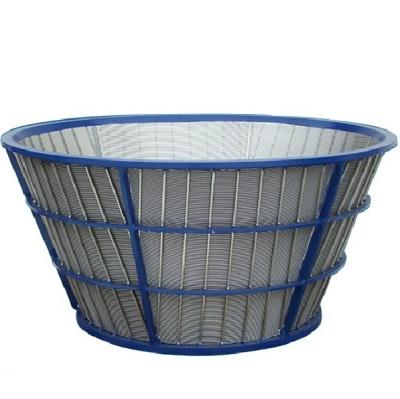 China Welded Connection Type Wedge Wire Containers with High Weave Density for sale
