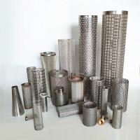 China Liquid Vee Wire Screen Filter Stainless Steel Slotted Casing Pipe for sale