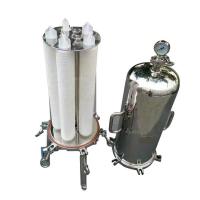 China Industrial 10 Inch Multi Cartridge Filter Housing Stainless Steel Membrane for sale