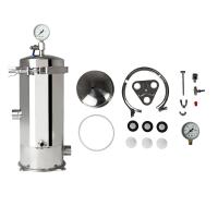 China SUS304 / 316 Multi Cartridge Filter Housing Water Industrial Sediment Filter for sale