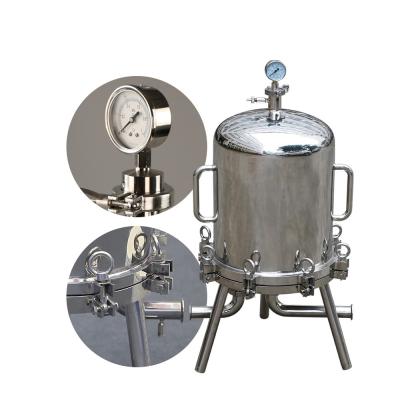 China Lenticular 5 Micron Multi Cartridge Filter Housing High Flow For Wine for sale