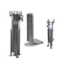 China SS304 / SS316 Bag Filter Housing Stainless Steel Filter Tank Security for sale