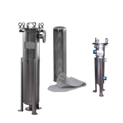 China SS304 / SS316 Bag Filter Housing Stainless Steel Filter Tank Security for sale
