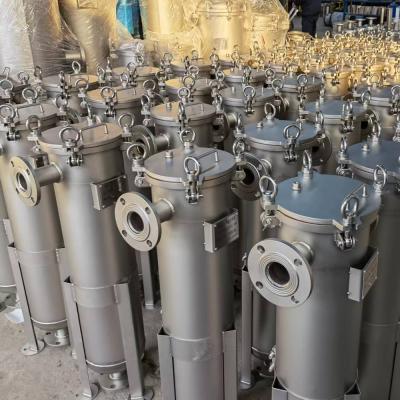 China Stainless Steel Bag Filter Housing 10 Inch 20 Inch Filter Cartridge Housing for sale