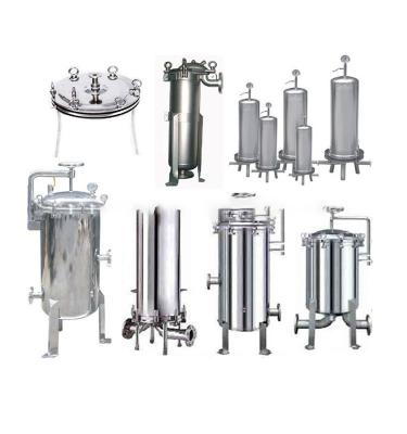 China Stainless Steel Bag Filter Housing For Beer Wine Juice Spirit Water Filtration for sale