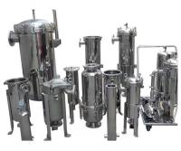 China SS304 / 316 Liquid Stainless Steel Filter Bag Housing Heavy Duty for sale