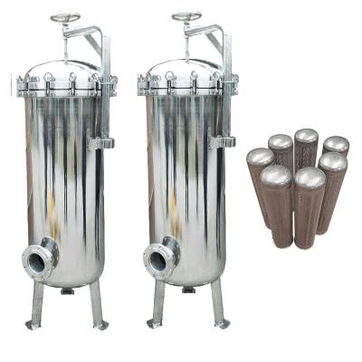 China Stainless Steel Bag Filter Housing 2 Pp Bag Water Filter Housing for sale