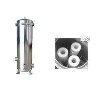 China Stainless Steel 5 micron cartridge pvc cartridge filter Housing for sale