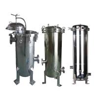 China Stainless Steel 304/316L Bag Cartridge Water Filter Housing for sale