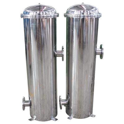 China 1/5/10 Micron Stainless Steel Cartridge Water Filter Housing for sale