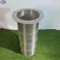 China Johnson stainless steel 304 316 316L wedge wire slot tubes filter Screen for sale