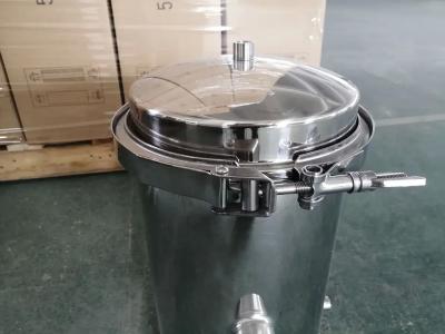 China High Pressure Stainless Steel Cartridge Filter Water Filter Housing For RO Water Filter for sale