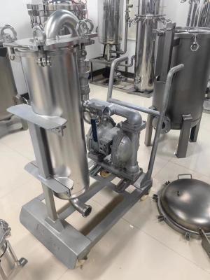 China stainless steel water filter housing high flow multi cartridge filter housing for sale