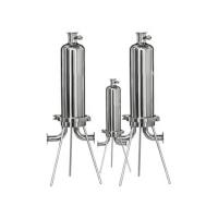 China PP PE filter element single core filter stainless steel water filter housing for sale