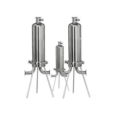 China PP PE filter element single core filter stainless steel water filter housing for sale