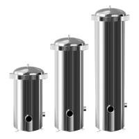 China 10 inch stainless steel filter housing Used for industrial and pure water equipment and drinking water filtration for sale