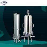 China Beer precision 10 inch ss316 316l single or multi cartridges steam stainless steel water filter housing for commerci for sale