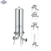 China Beer precision 10 inch ss316 316l single or multi cartridges steam stainless steel water filter housing for commerci for sale