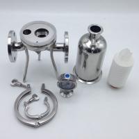 China SS316 SUS Food Grade Stainless Steel Micron Water Filter Housing for single and multi cartridge for sale