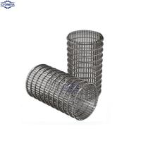 China stainless steel wire wedge wire screen pipe water well screen for water and effluent treatment for sale