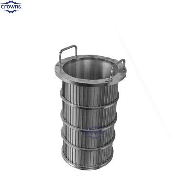China Manufacturer custom wholesale Wedge Wire Filters V Wire Stainless Steel Screen Roll Wedge Sand Johnson Water Well Screen for sale
