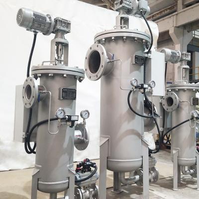 China Automatic Backwash Self Cleaning 316 stainless steel Filter Housing For Water Treatment for sale