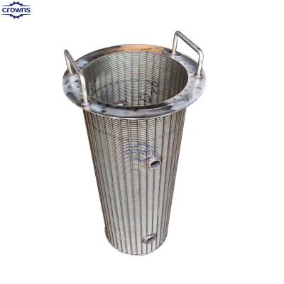 China Factory Supply Johnson V Wire Water Well Screen stainless steel Wedge Wire Stainless Steel Screen For Water Well for sale