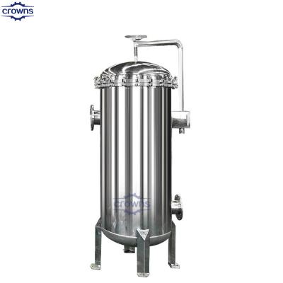 China Stainless Steel Filter Housing Ss 304 Water Filter Housing Cartridge Filter Housing For Water Treatment System for sale