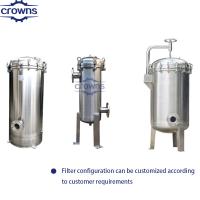 China Stainless Steel Bag Filter Housing for Bag Filter 6.0bar Max. Operating Pressure for sale
