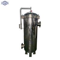 China Filter Water Treatment SS304 SS316 Stainless Steel Multi Cartridge Water Filter Housing 10 20 30 40 Inch for sale
